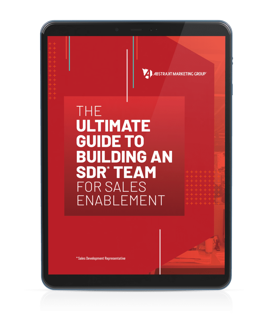 Building an SDR Team Guide | Abstrakt